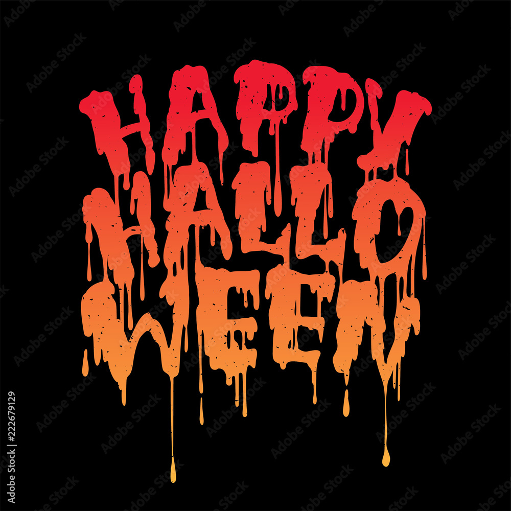 Bloody Happy Halloween Signs