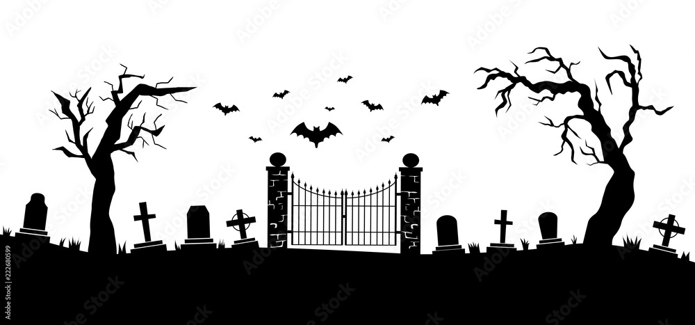 Cemetery Vector