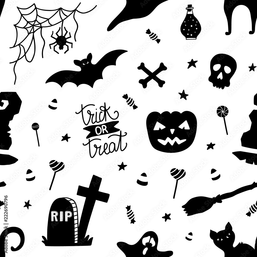 Halloween Candy Clip Art Black And White