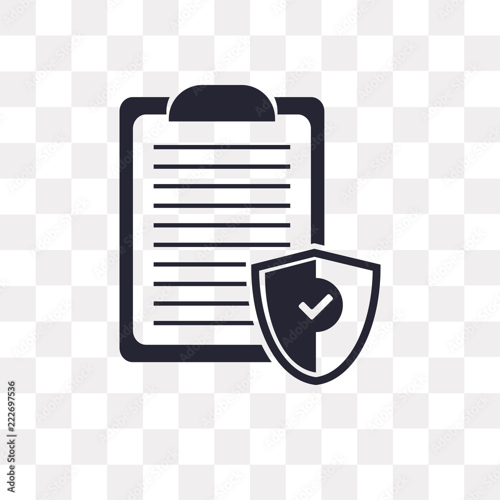 notepad icon on transparent background. Modern icons vector ...