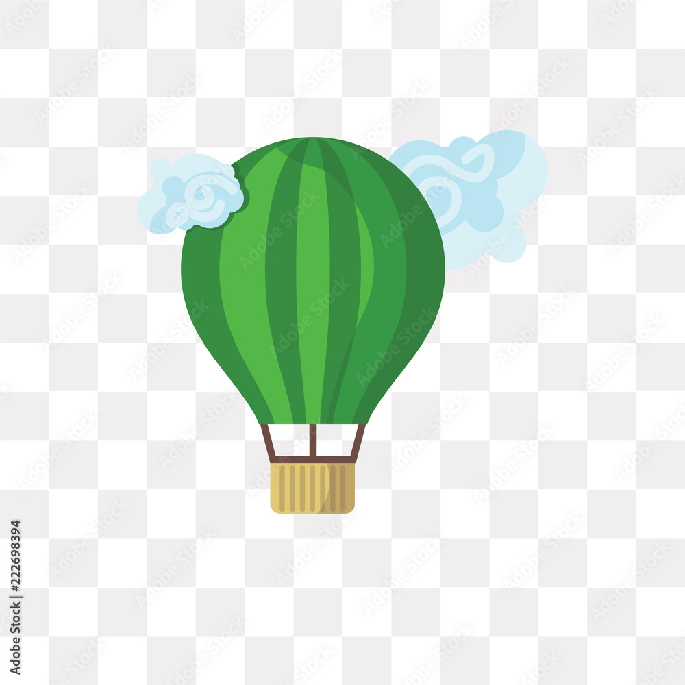 balloon icon on transparent background. Modern icons vector ...