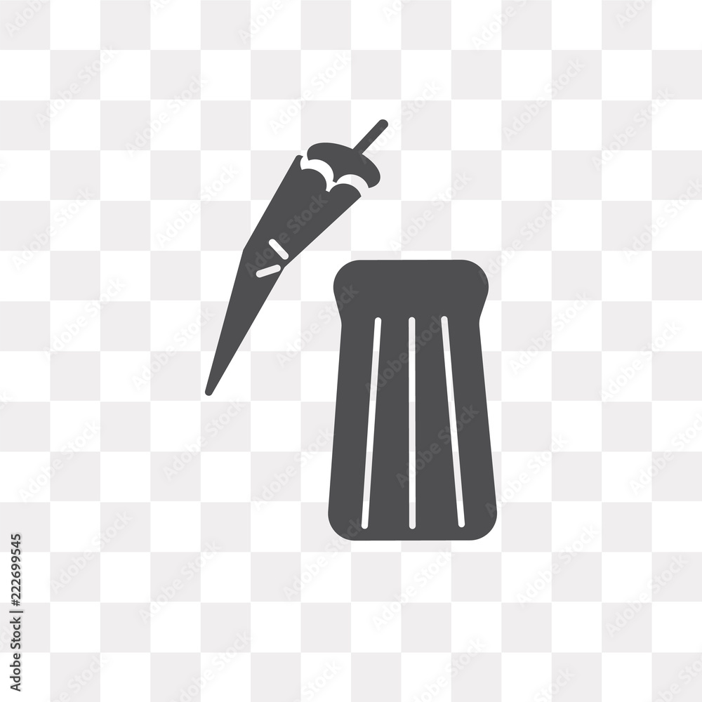 pepper icon on transparent background. Modern icons vector illustration ...