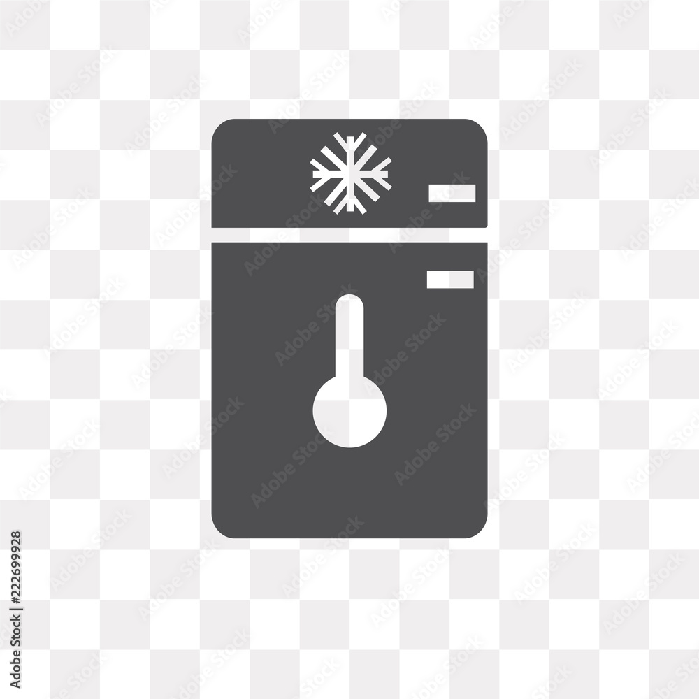 freezer icon on transparent background. Modern icons vector ...