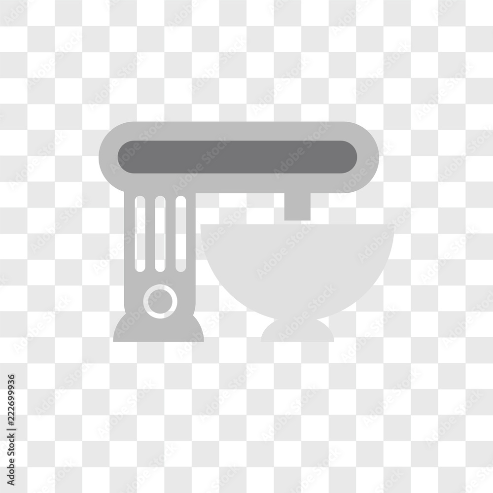 mixer icons isolated on transparent background. Modern and editable ...