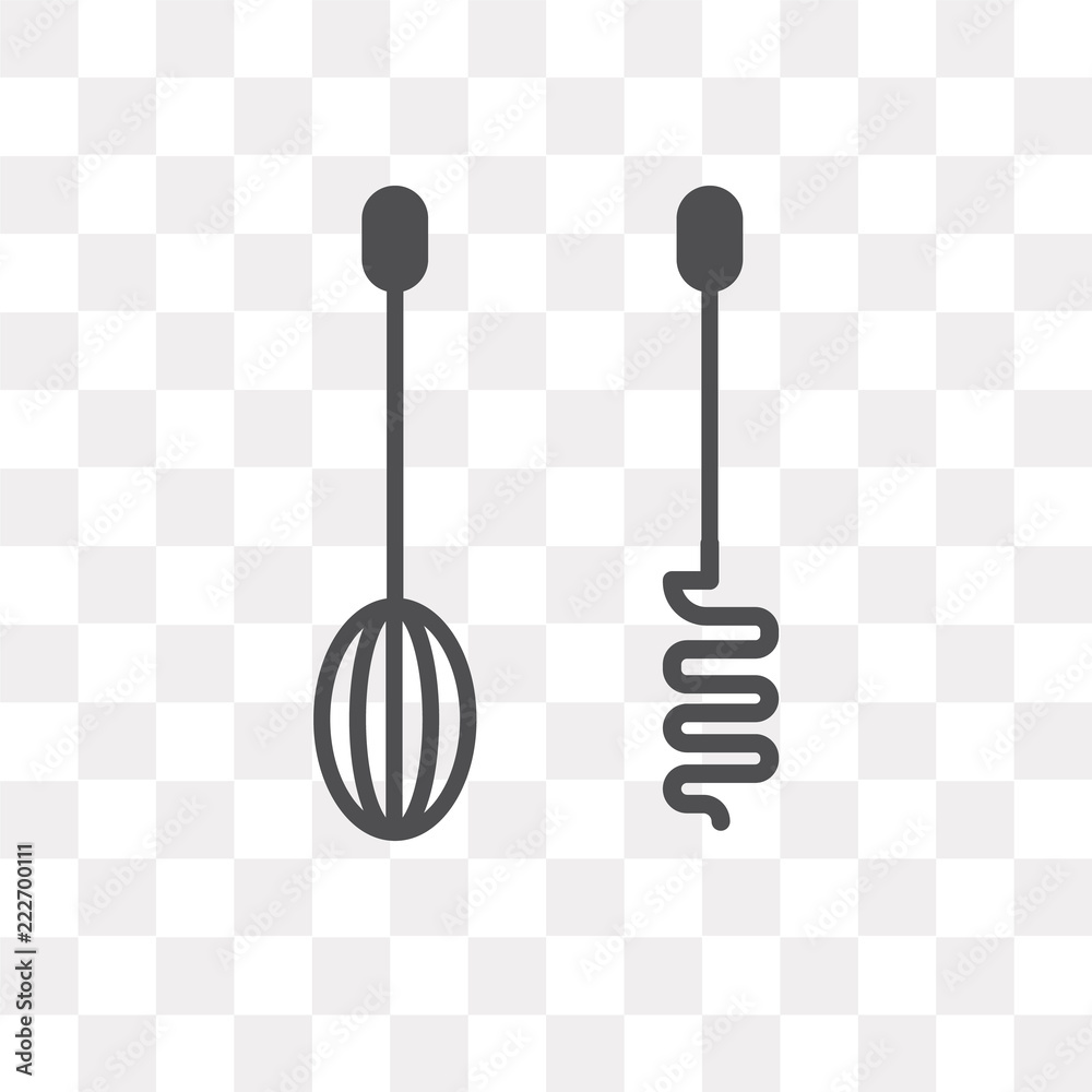 mixer icon on transparent background. Modern icons vector illustration ...
