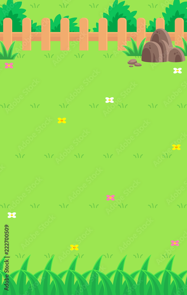 Nature Game Background Stock Vector | Adobe Stock