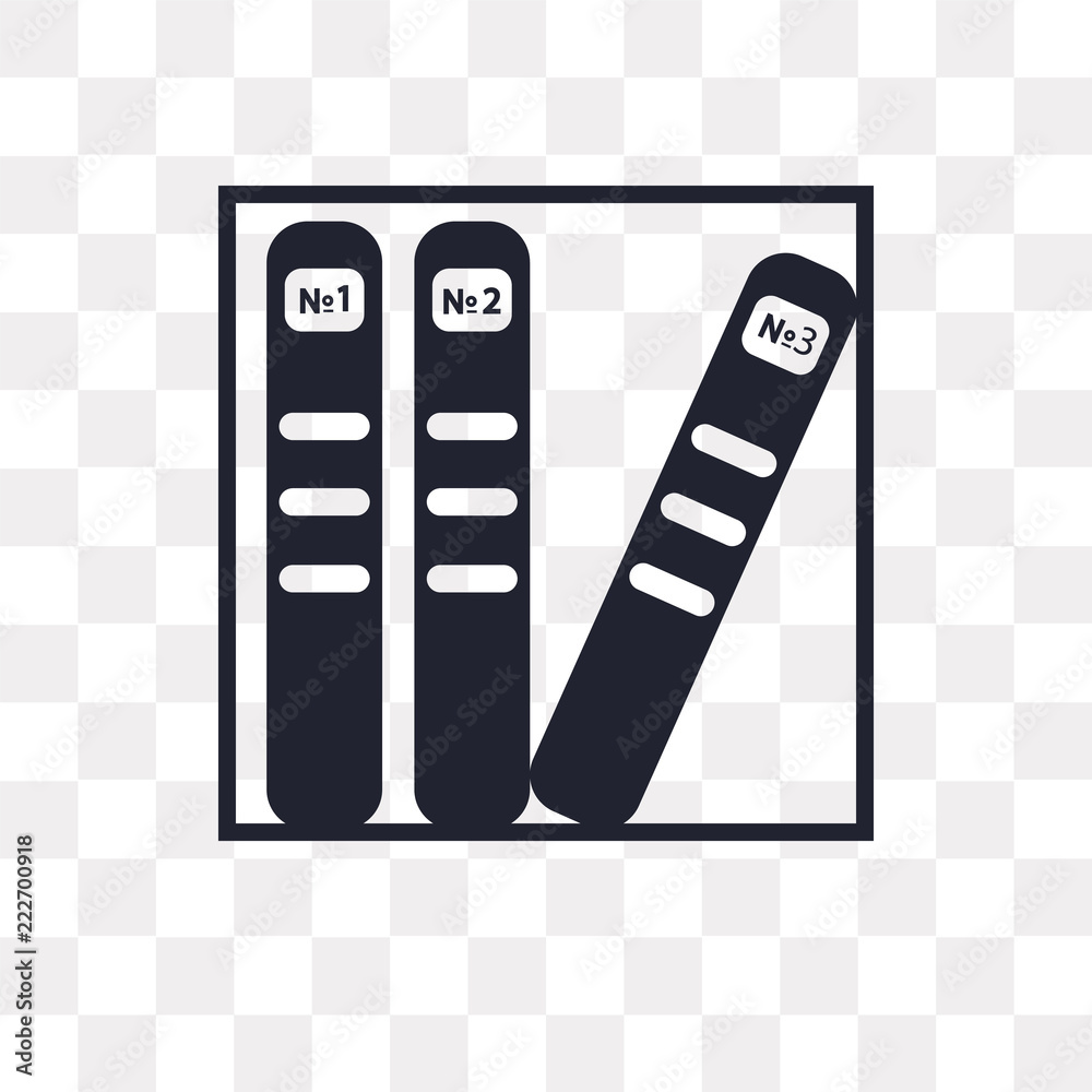 file icon on transparent background. Modern icons vector illustration ...