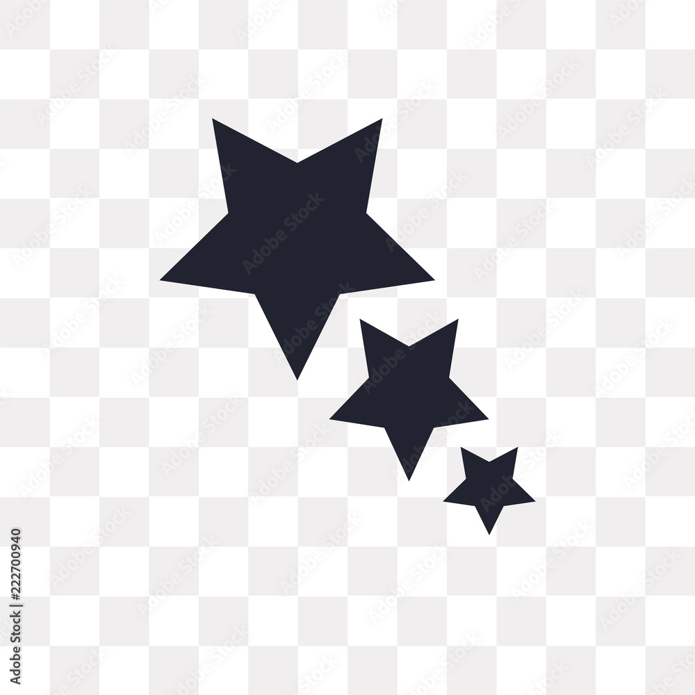 star icon on transparent background. Modern icons vector illustration ...