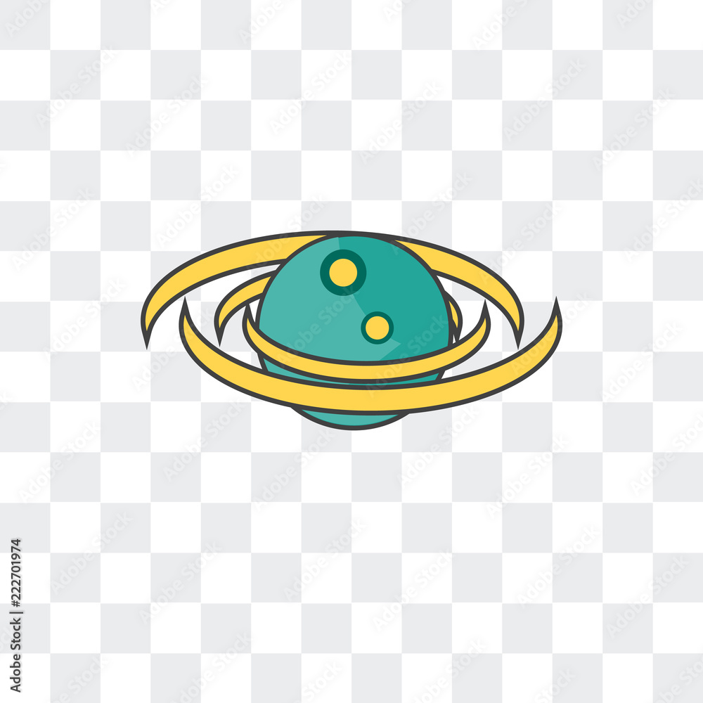 galaxy icon isolated on transparent background. Modern and editable ...