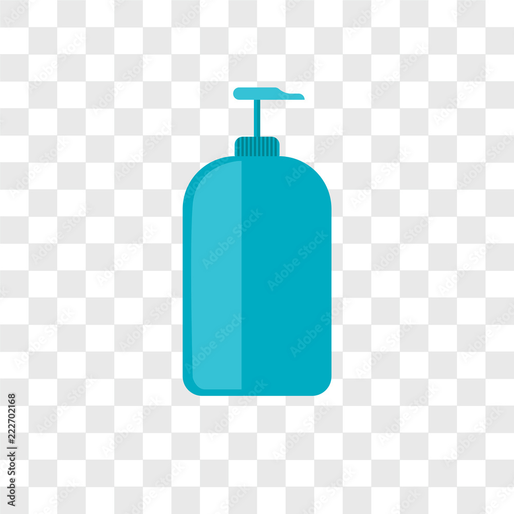 shampoo icons isolated on transparent background. Modern and editable ...