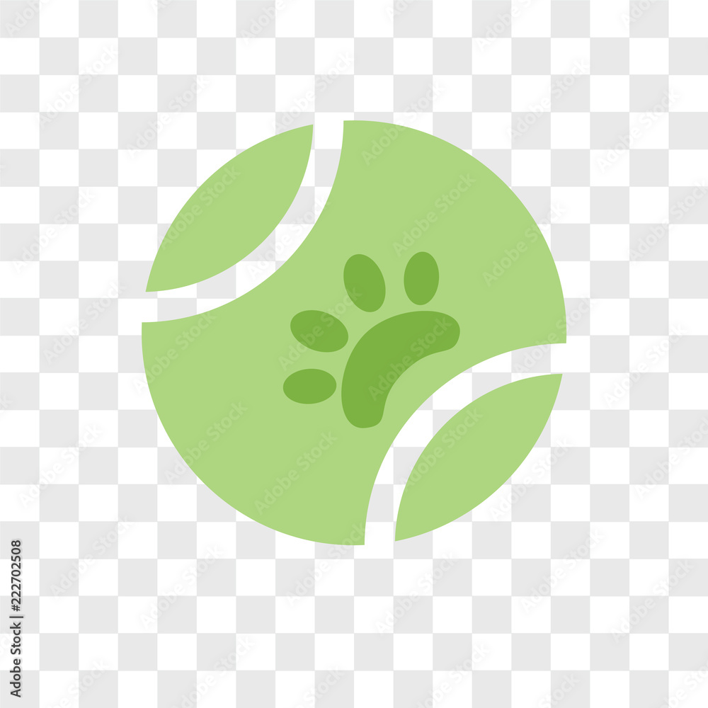 ball icons isolated on transparent background. Modern and editable ball ...