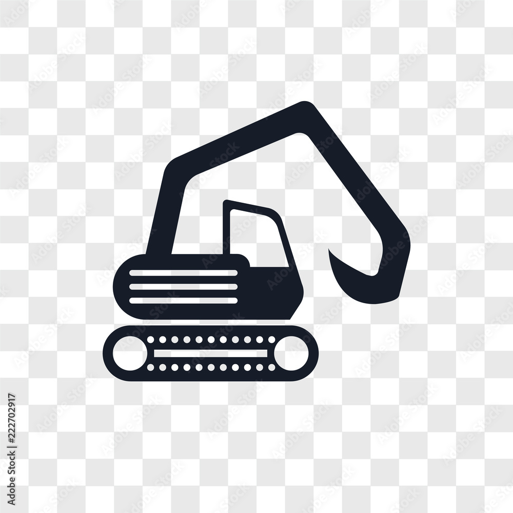 digger icons isolated on transparent background. Modern and editable ...