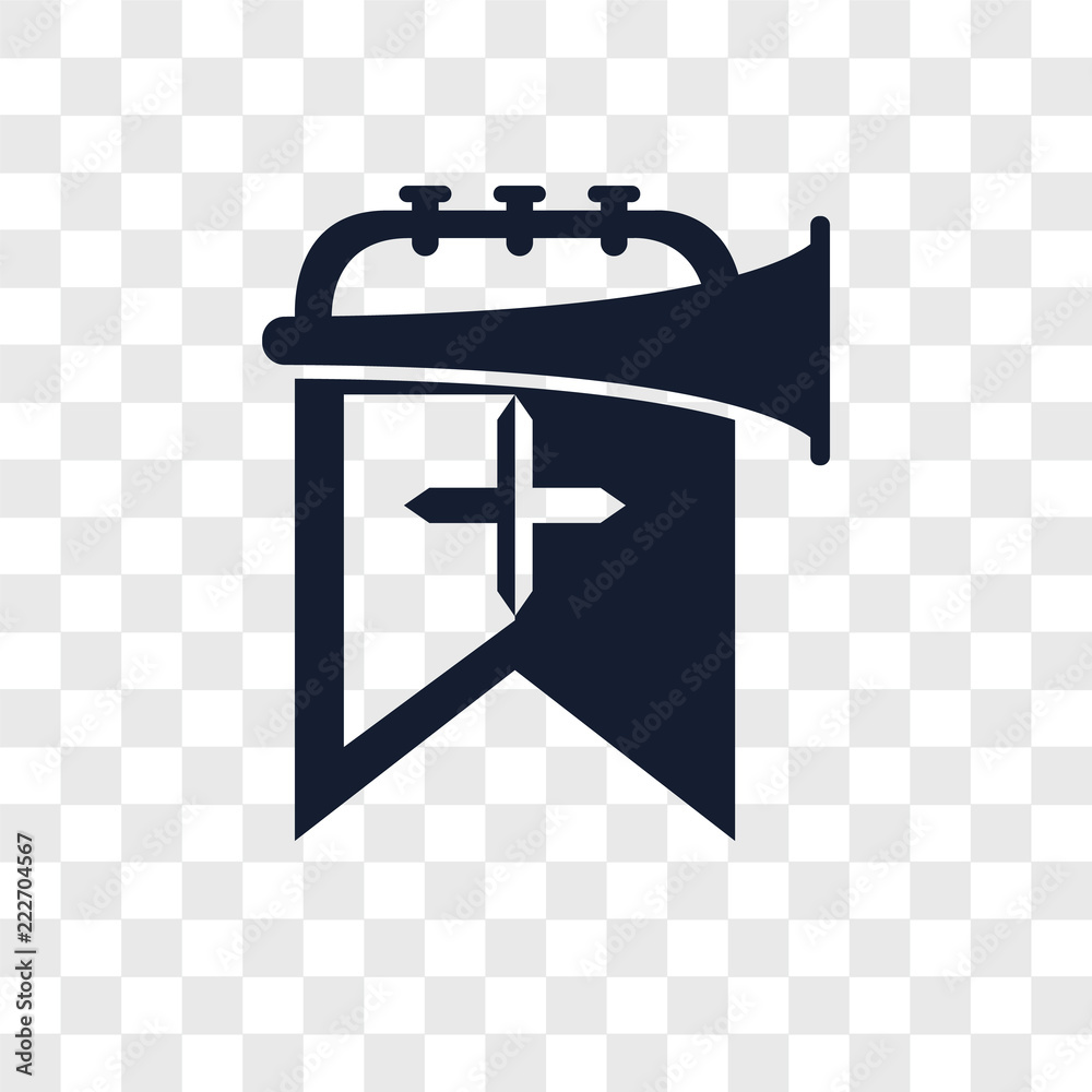 trumpet icons isolated on transparent background. Modern and editable ...