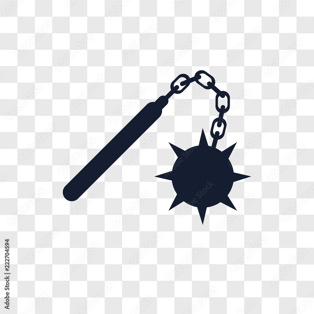 morning star icons isolated on transparent background. Modern and ...