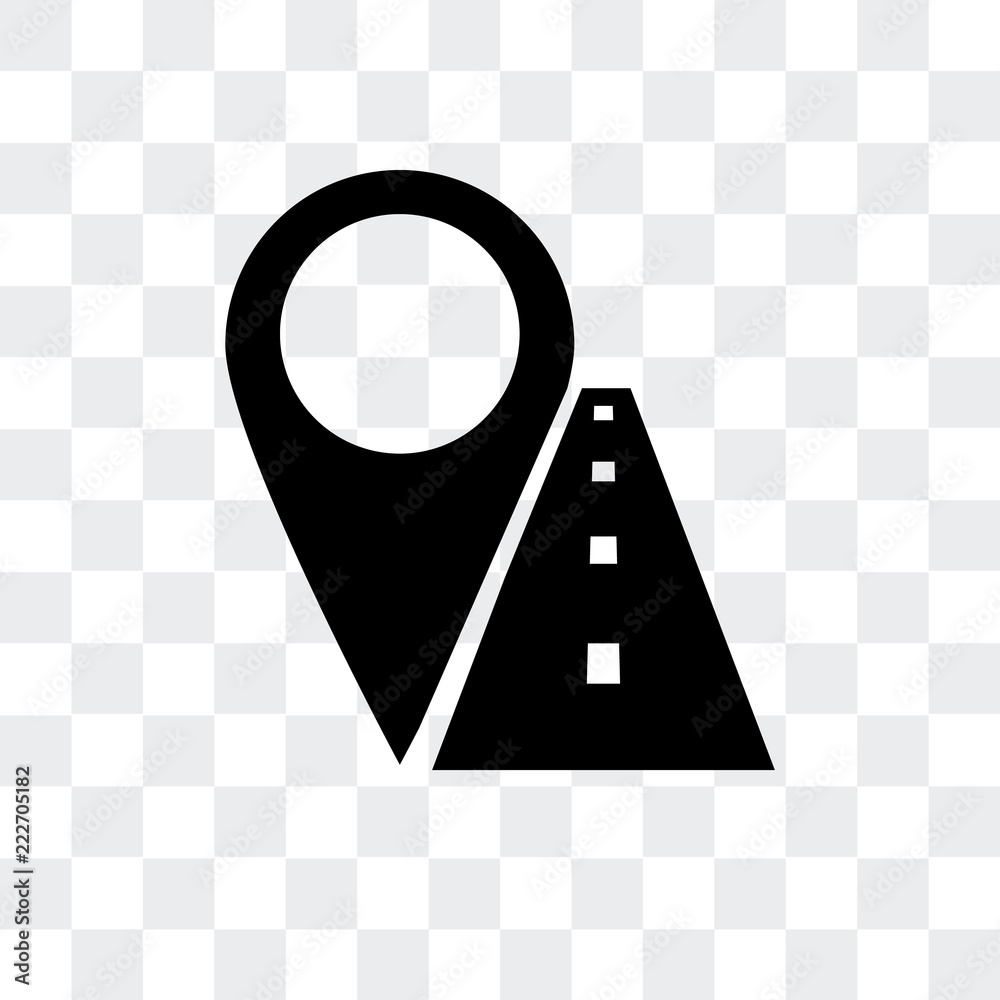 marker icon isolated on transparent background. Modern and editable ...