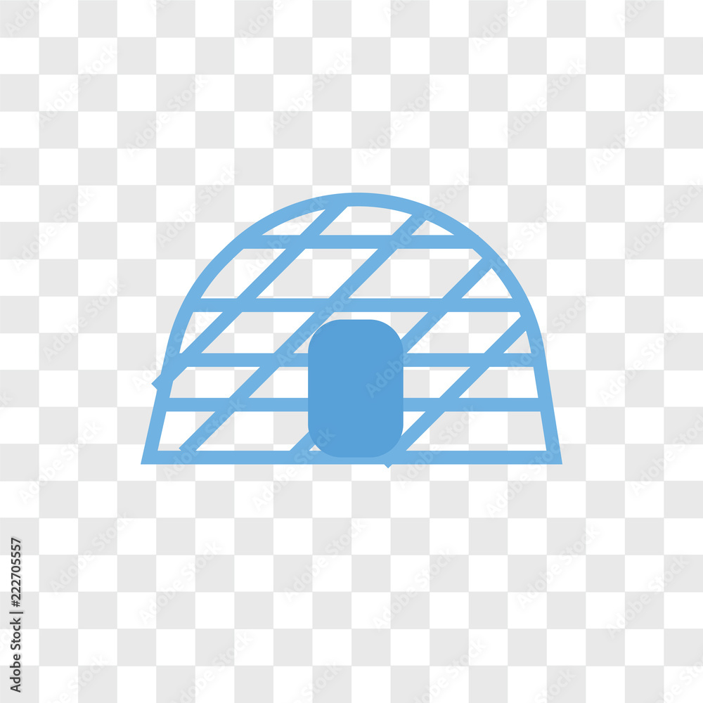 igloo icons isolated on transparent background. Modern and editable ...