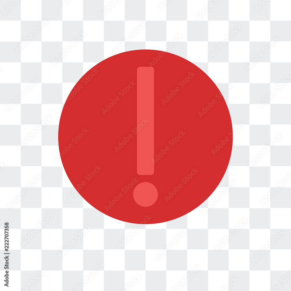 risk icon isolated on transparent background. Modern and editable risk ...