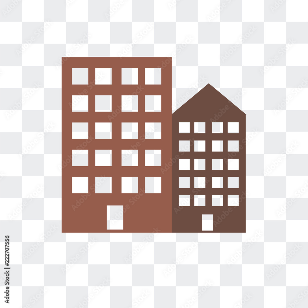 enterprise icon isolated on transparent background. Modern and editable ...