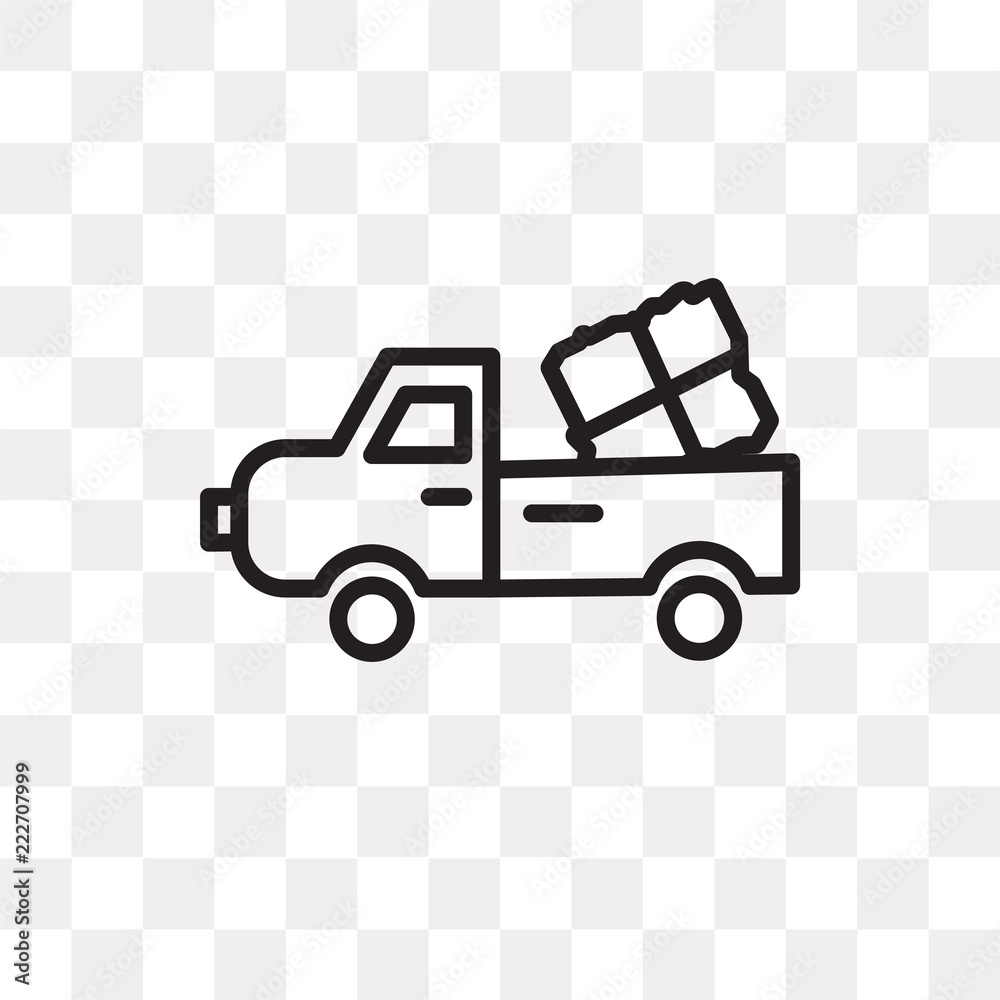 pick up icon on transparent background. Modern icons vector ...