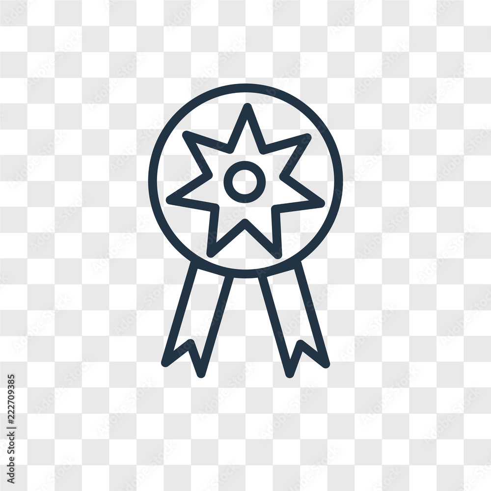 prize icons isolated on transparent background. Modern and editable ...