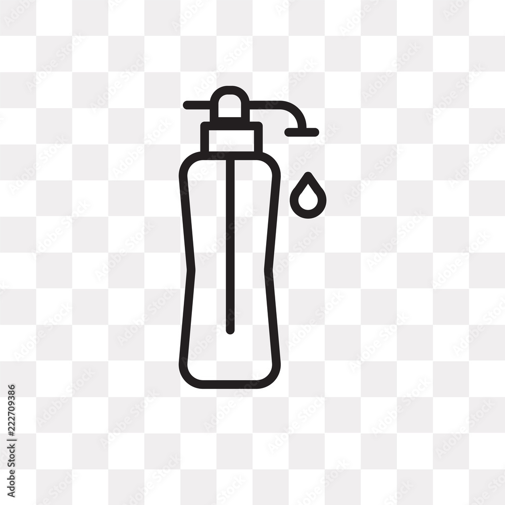 soap icon on transparent background. Modern icons vector illustration ...