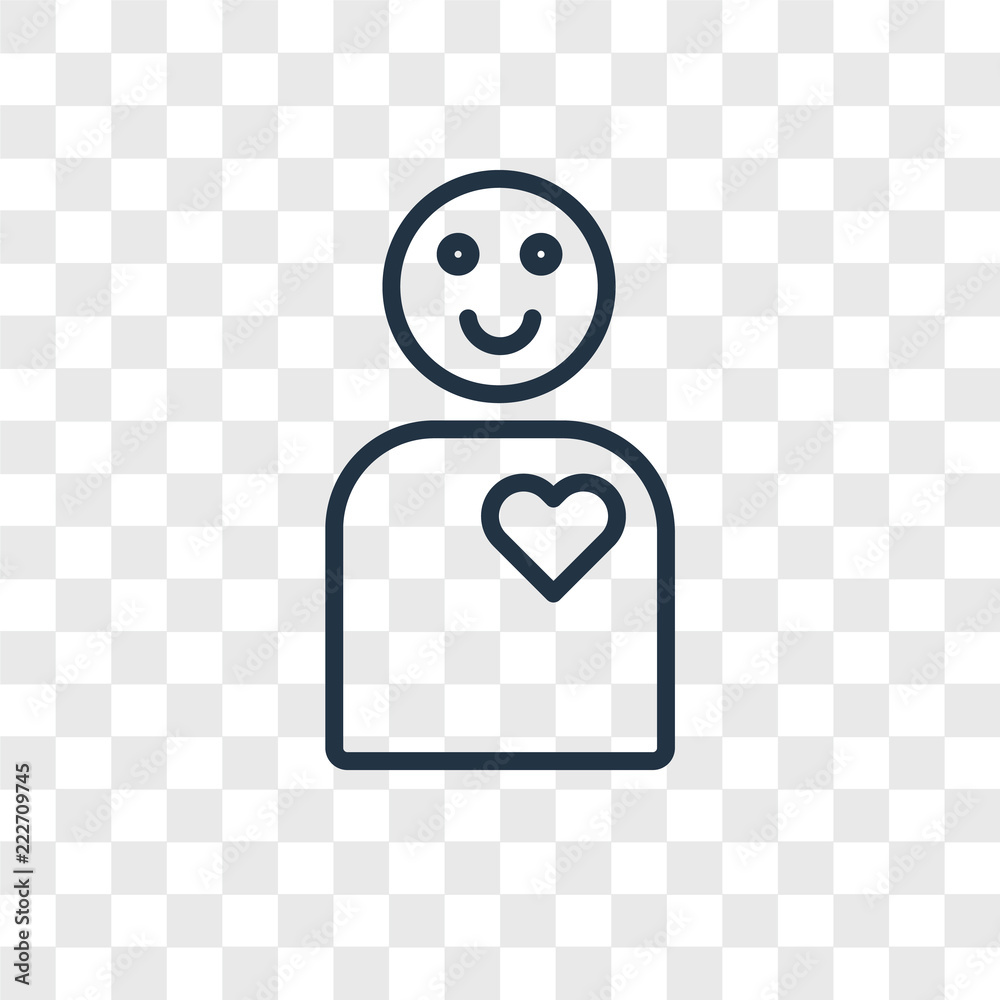 employee icons isolated on transparent background. Modern and editable ...