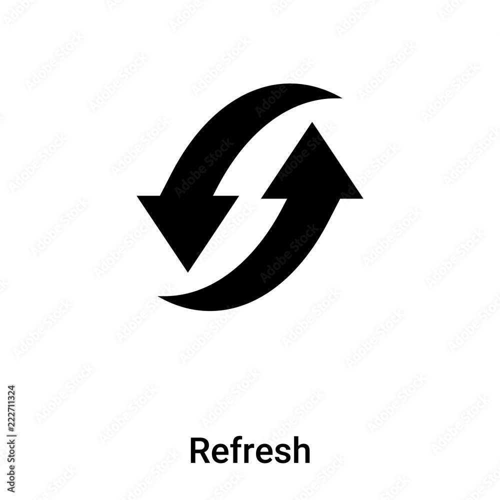 Refresh Icon Black