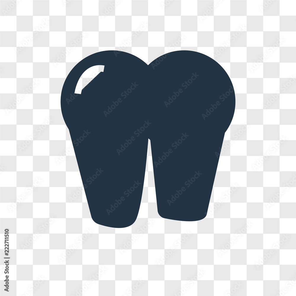 tooth icons isolated on transparent background. Modern and editable ...