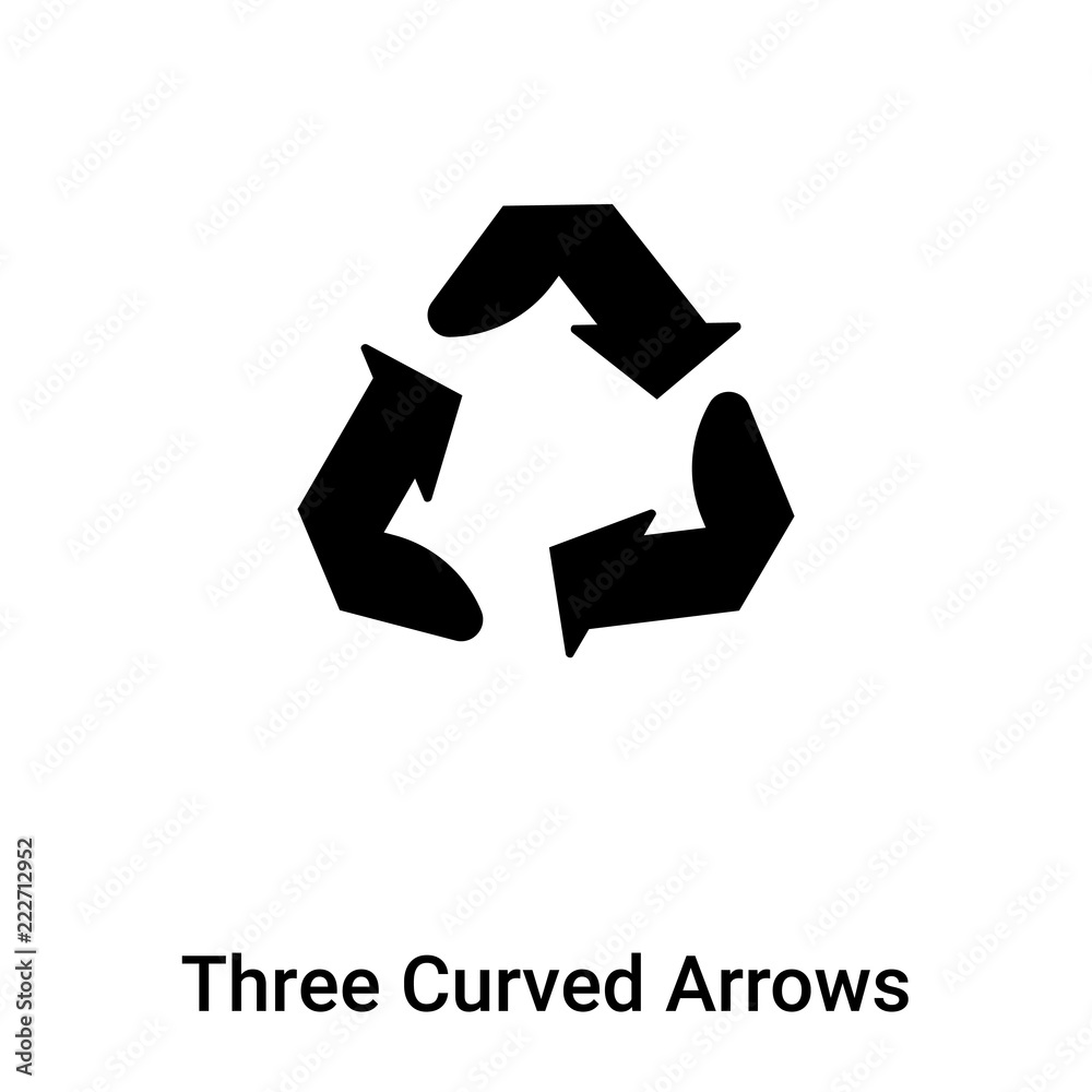 Three Wavy Arrows