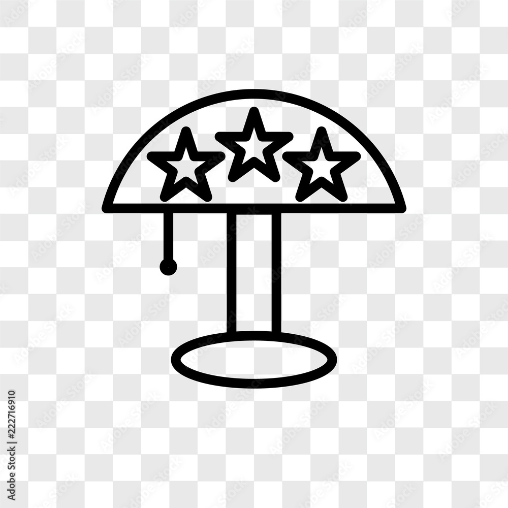 spotlight icons isolated on transparent background. Modern and editable ...