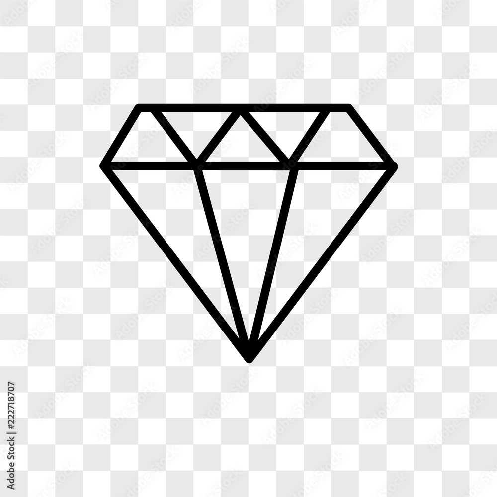 jewelry icons isolated on transparent background. Modern and editable ...