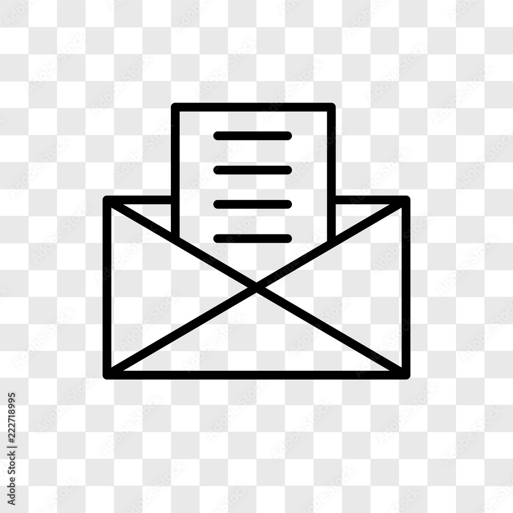 invoice icons isolated on transparent background. Modern and editable ...