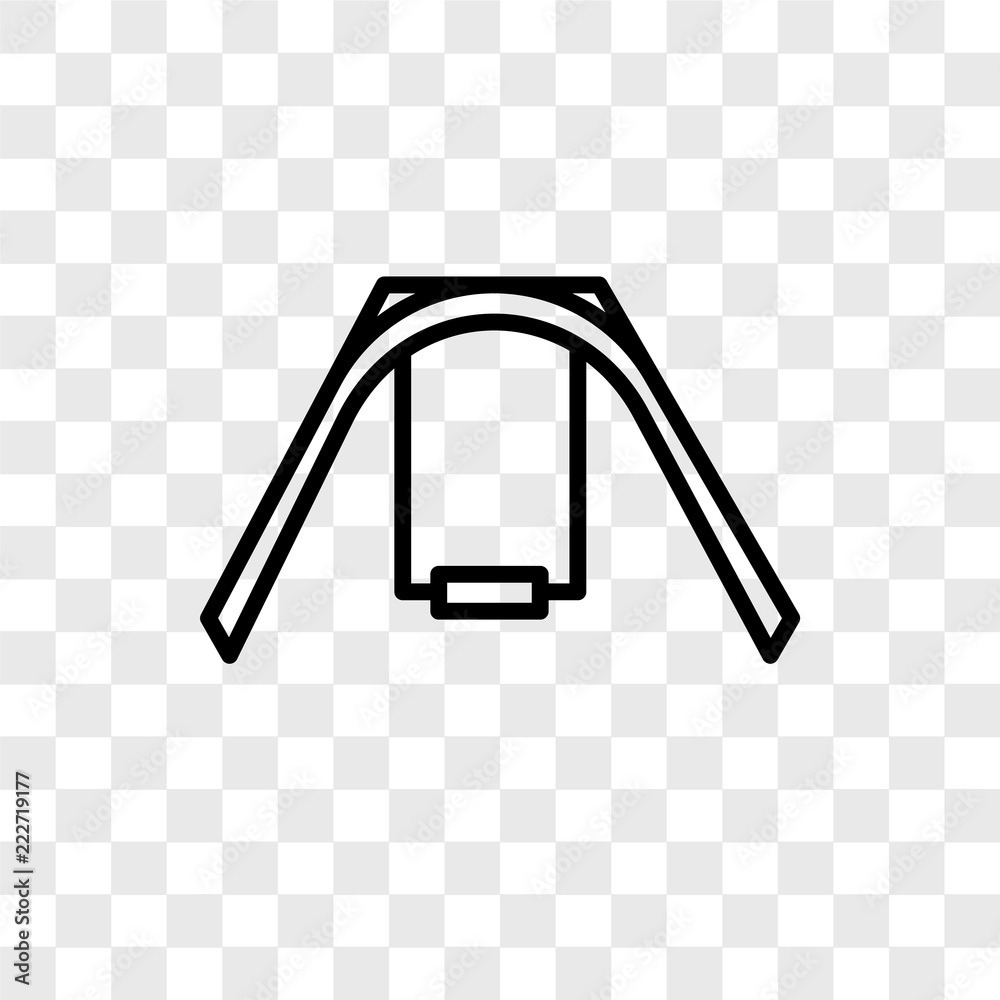 swing icons isolated on transparent background. Modern and editable ...