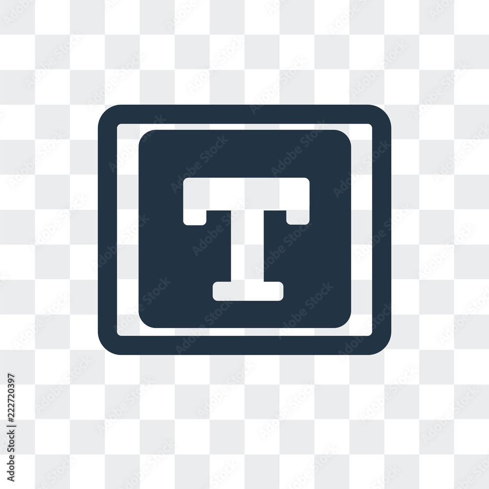 typing icon isolated on transparent background. Modern and editable ...