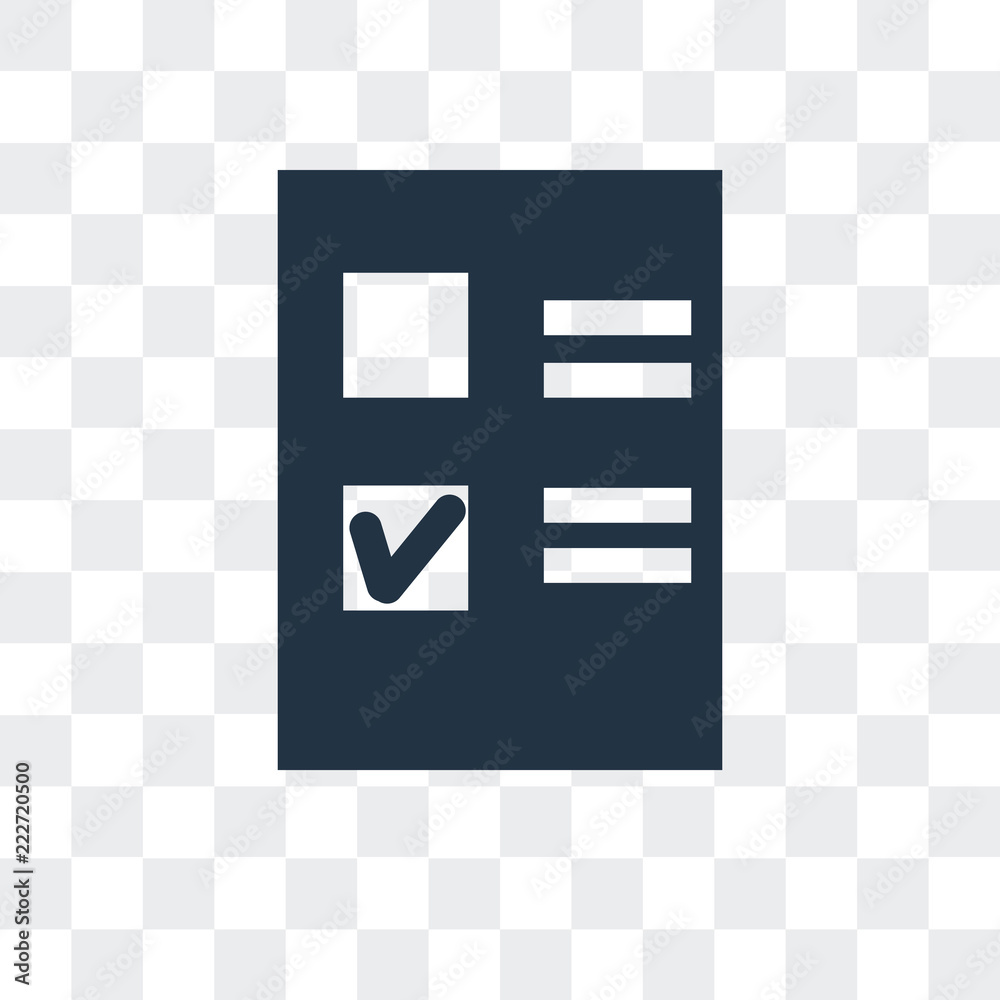 select icon isolated on transparent background. Modern and editable ...