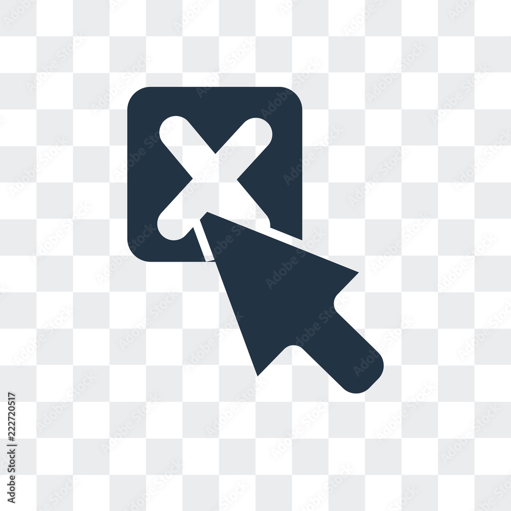 select icon isolated on transparent background. Modern and editable ...