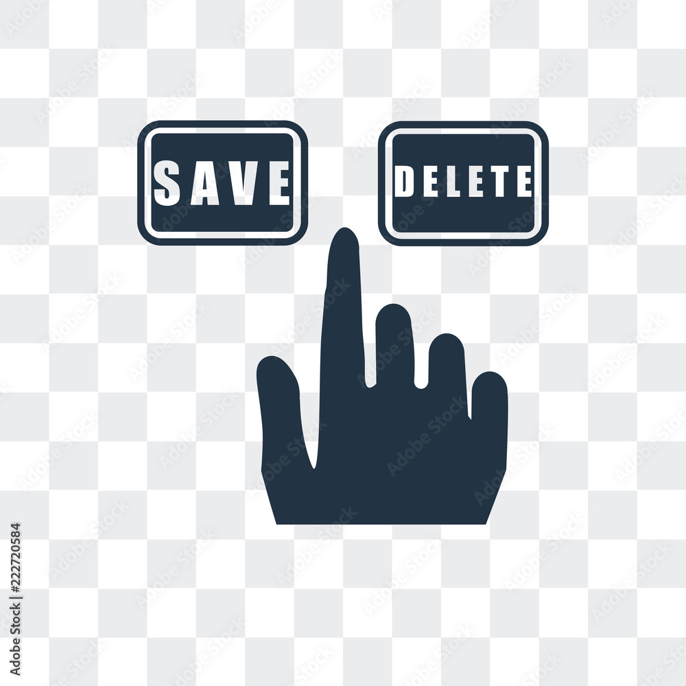 select icon isolated on transparent background. Modern and editable ...