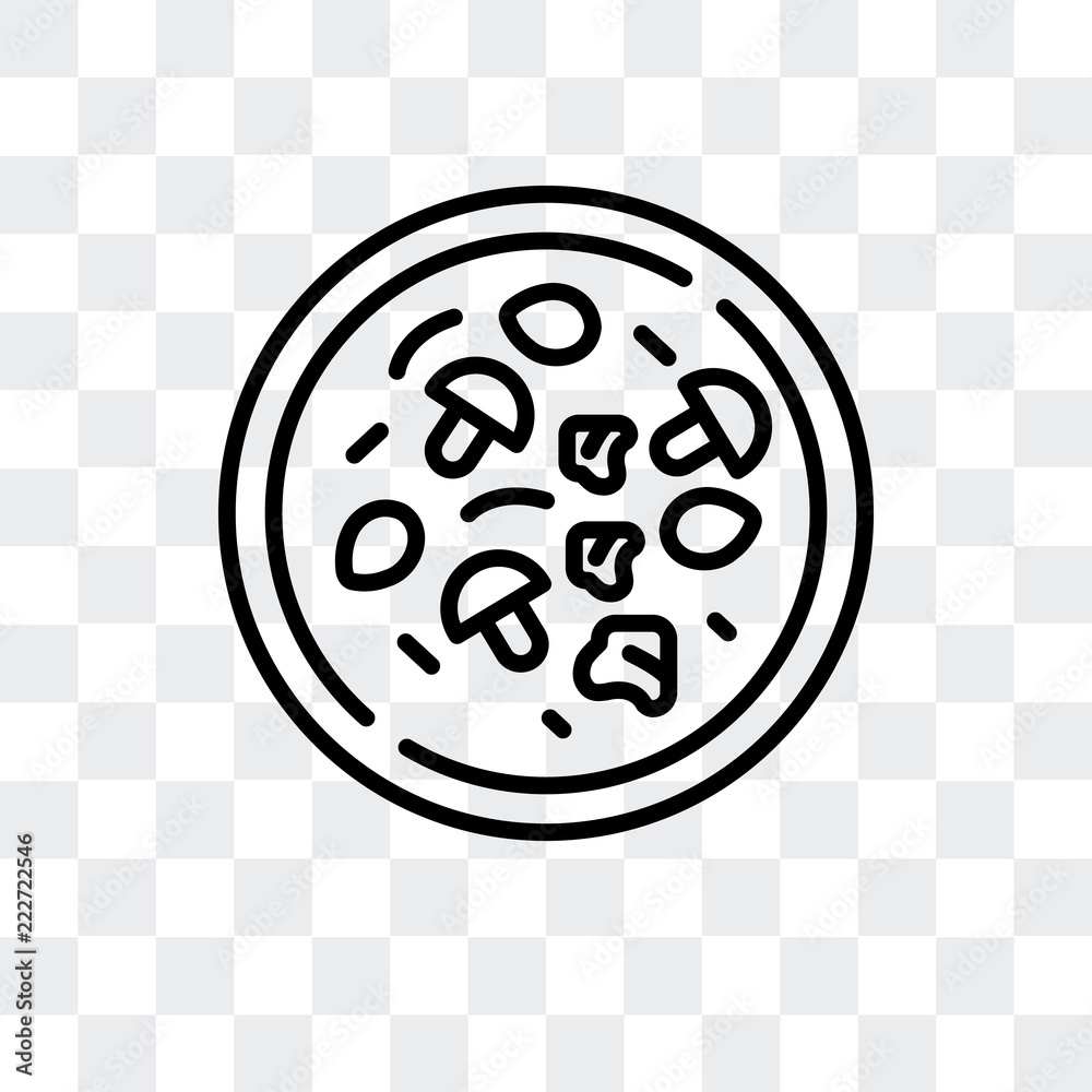 chinese food icon isolated on transparent background. Modern and ...