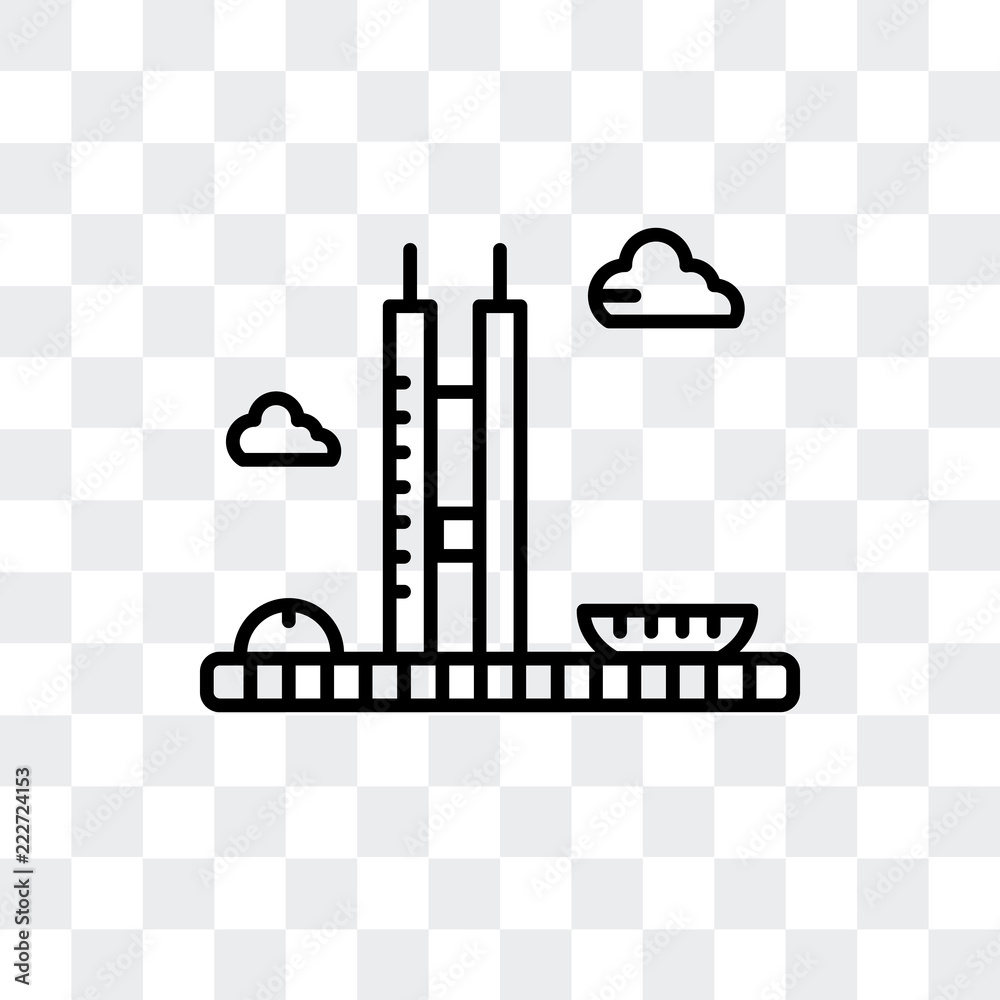 national congress of brazil icon isolated on transparent background ...