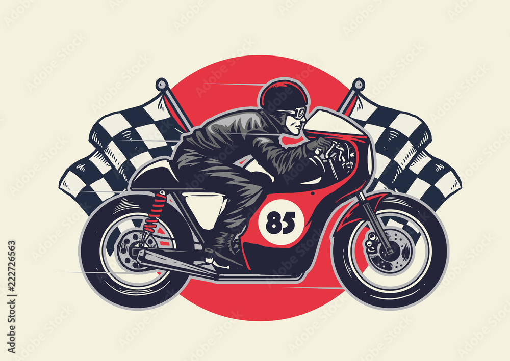 Cafe Racer Drawing