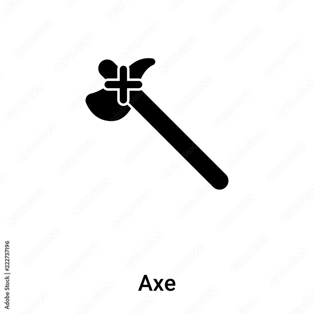 Axe icon vector isolated on white background, logo concept of Axe sign ...