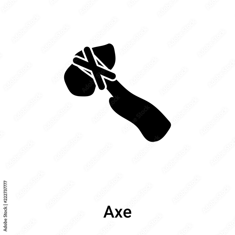 Axe icon vector isolated on white background, logo concept of Axe sign ...