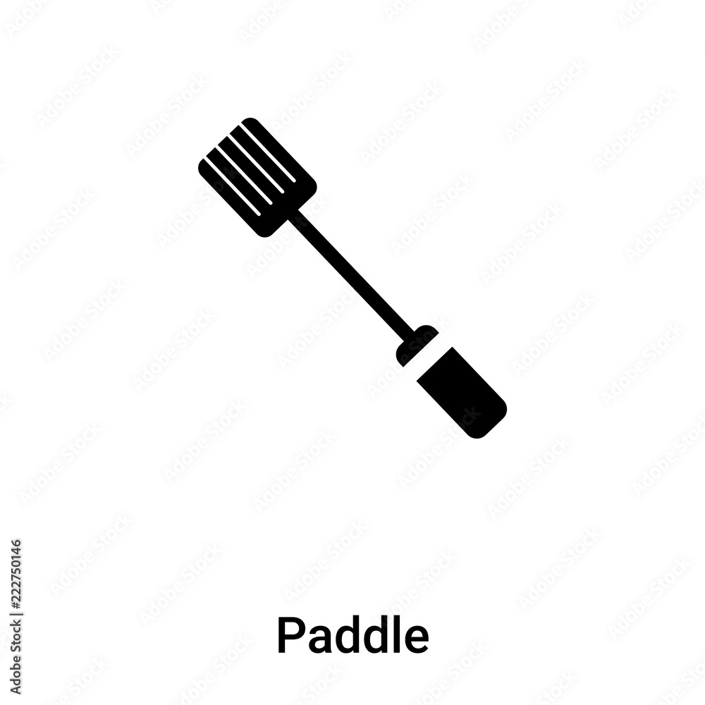 Paddle icon vector isolated on white background, logo concept of Paddle ...