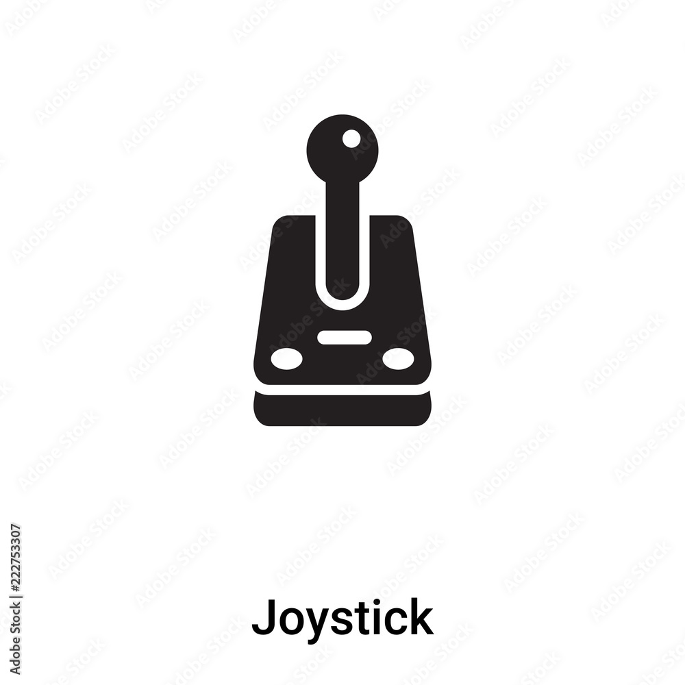 Joystick icon vector isolated on white background, logo concept of ...