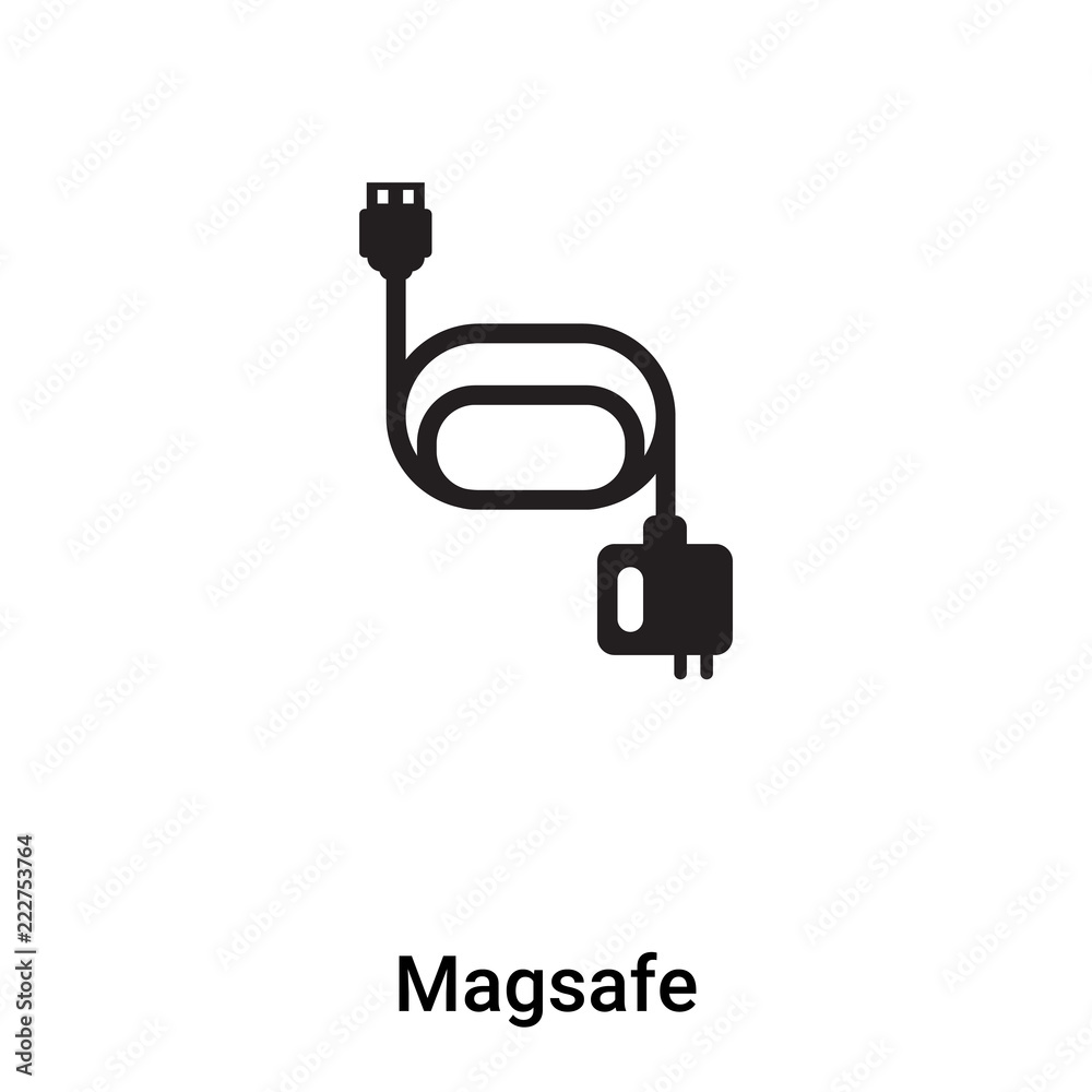 Magsafe icon vector isolated on white background, logo concept of ...