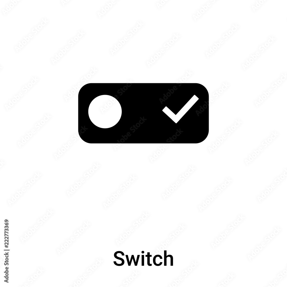 Switch icon vector isolated on white background, logo concept of Switch ...
