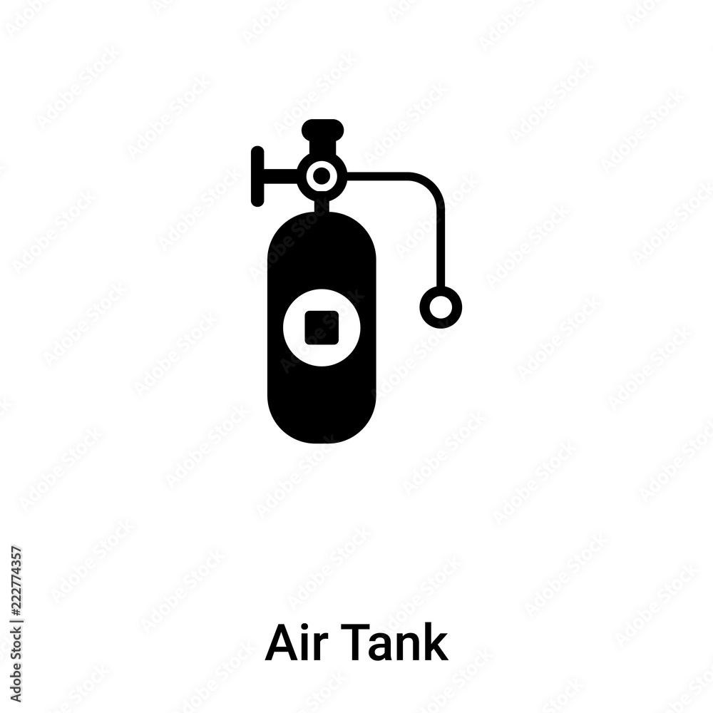 Air Tank icon vector isolated on white background, logo concept of Air ...