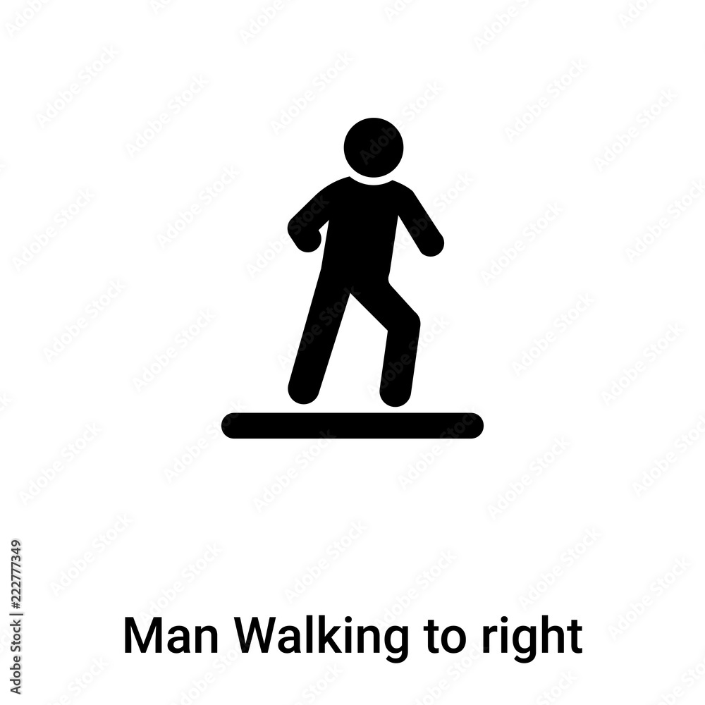 Man Walking Logo