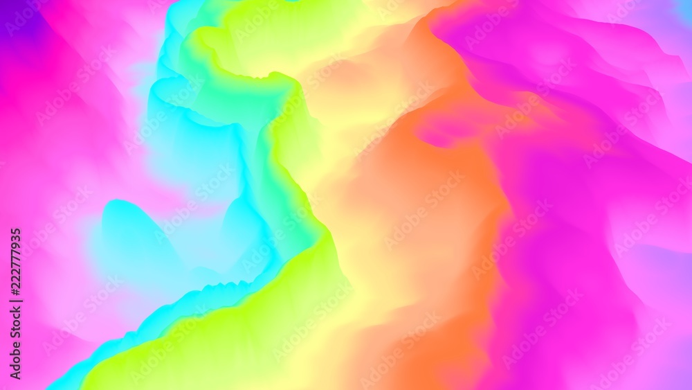 Color transition background. Splash. Cloud. Blur. Motion. 3d background ...