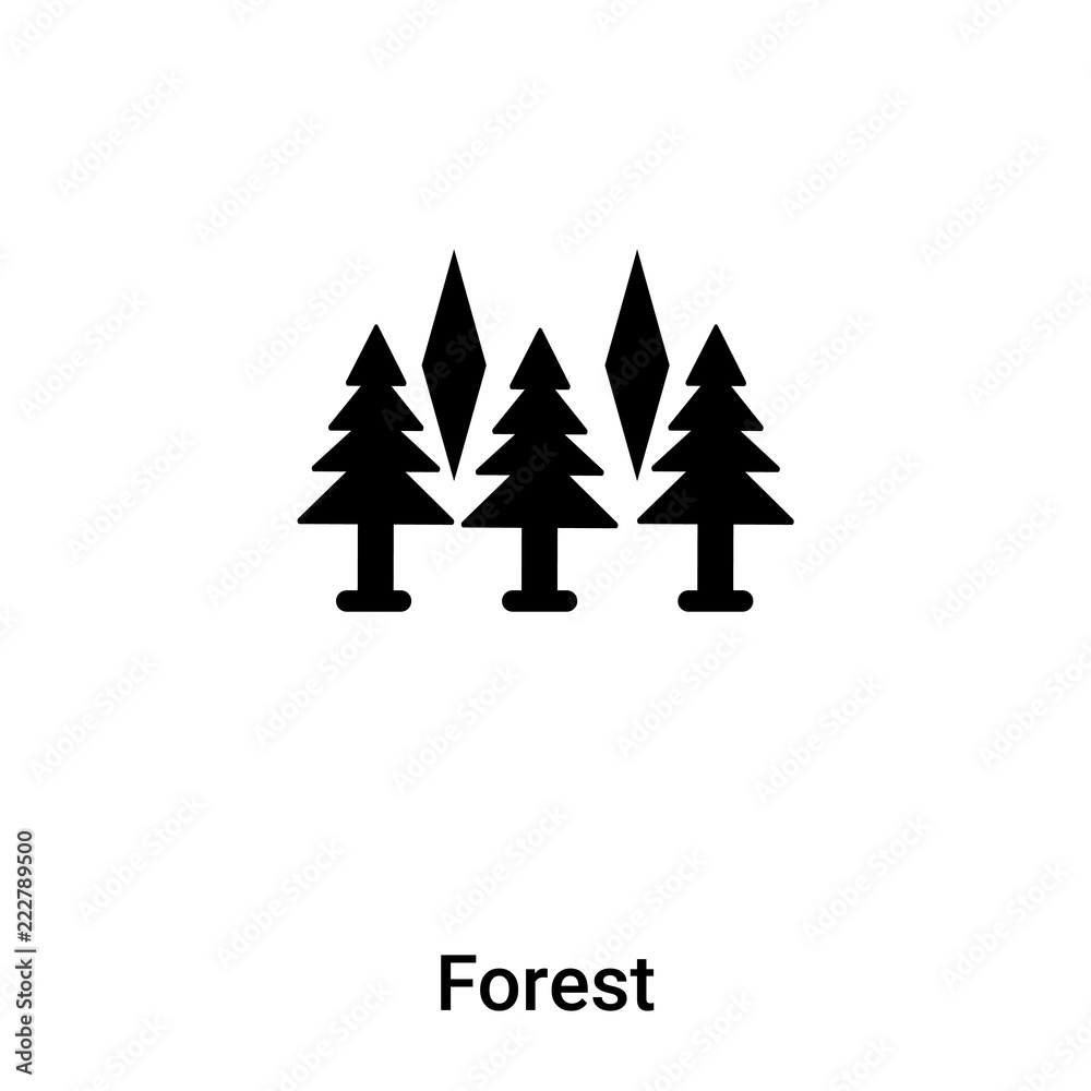 Forest Icon Vector